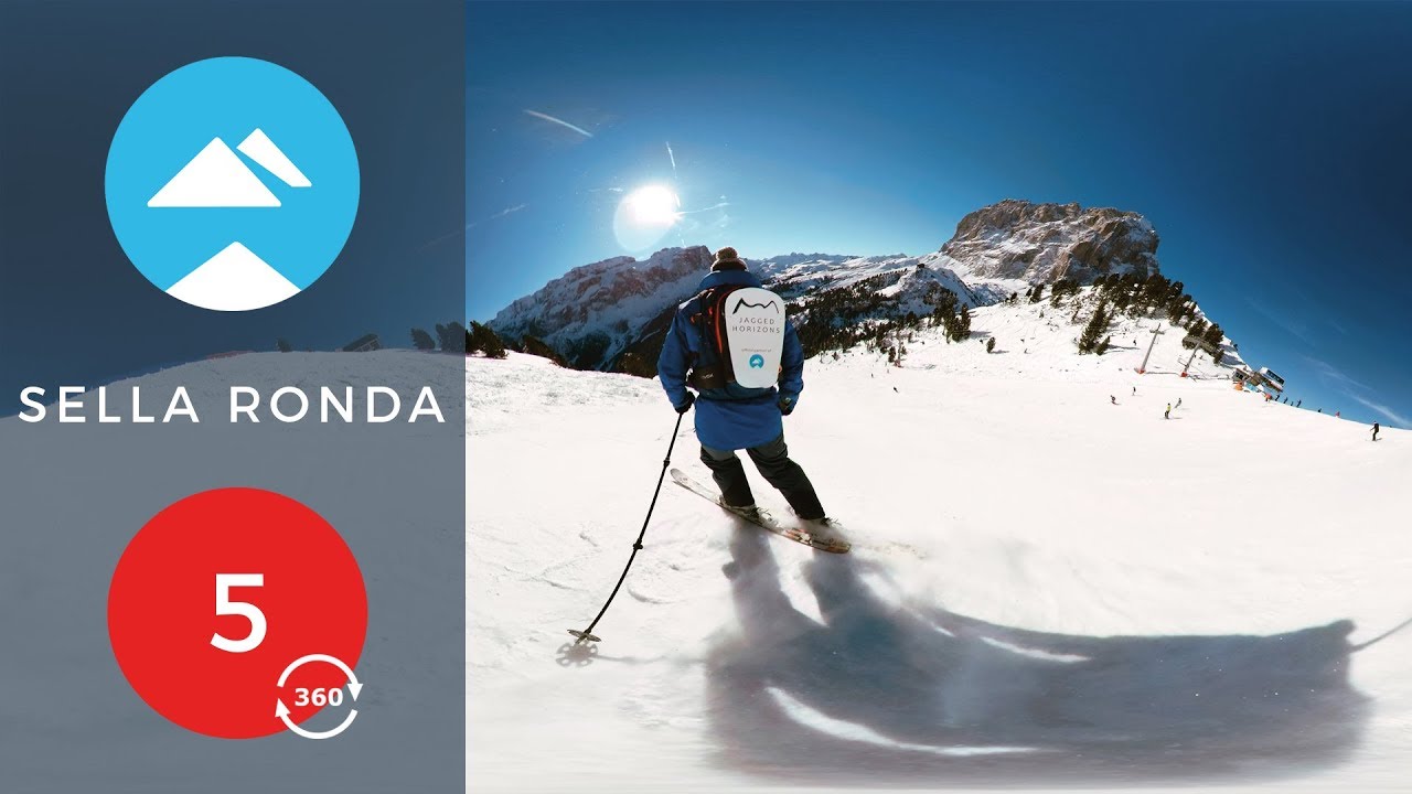 Red 5 - 360 VR | Sella Ronda, Italy | Piste View - YouTube