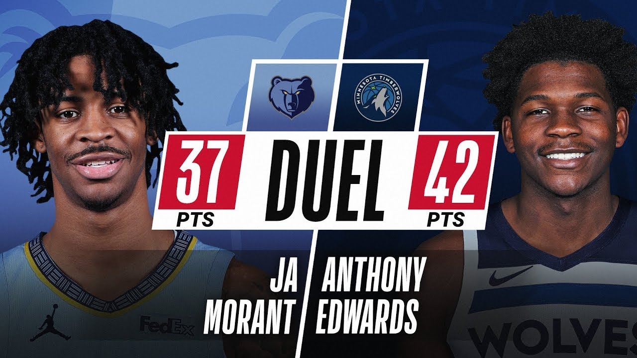 Ja Morant 💥 & Anthony Edwards 🐜 DUEL in Minnesota! 🔥 - YouTube