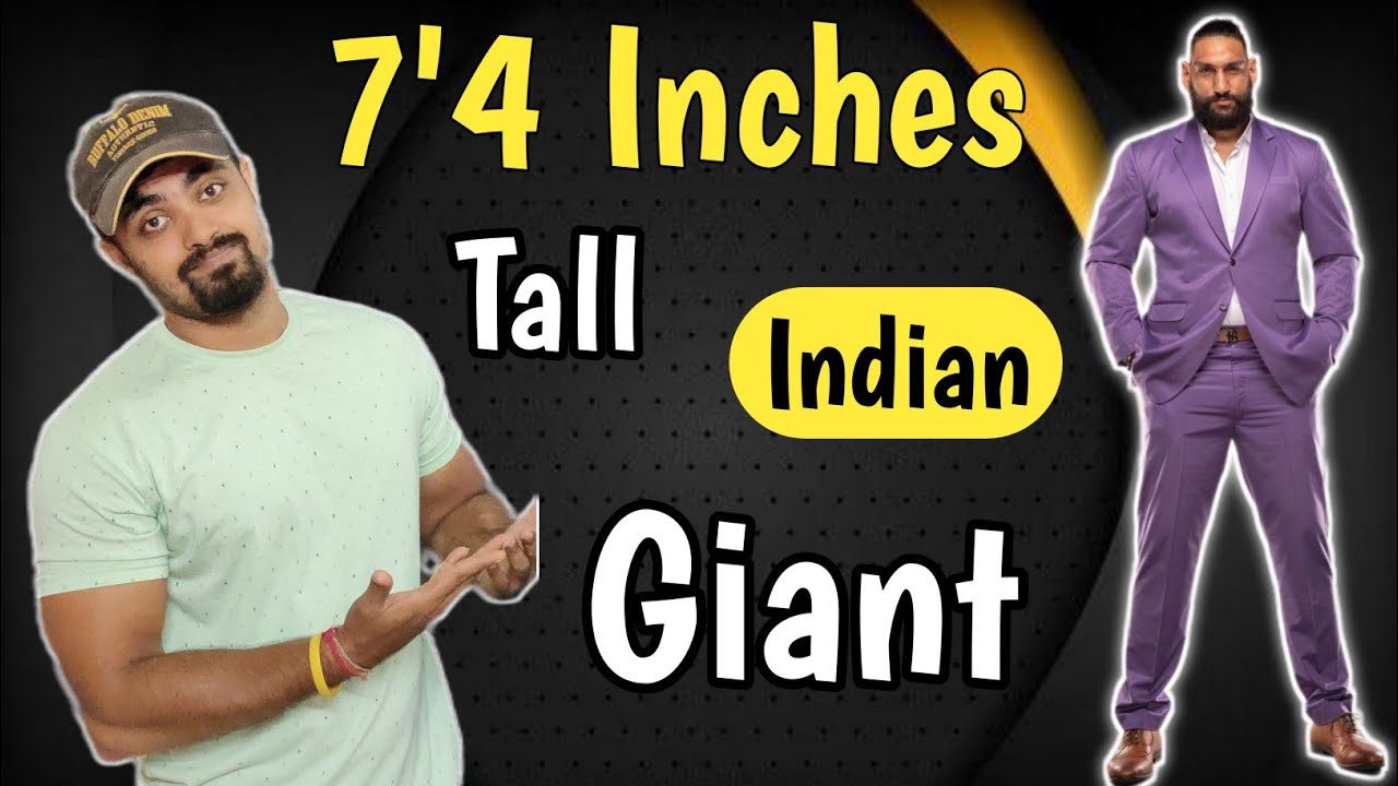 7'4 Inches Tall Satnam Singh True Example For Height Increase - YouTube