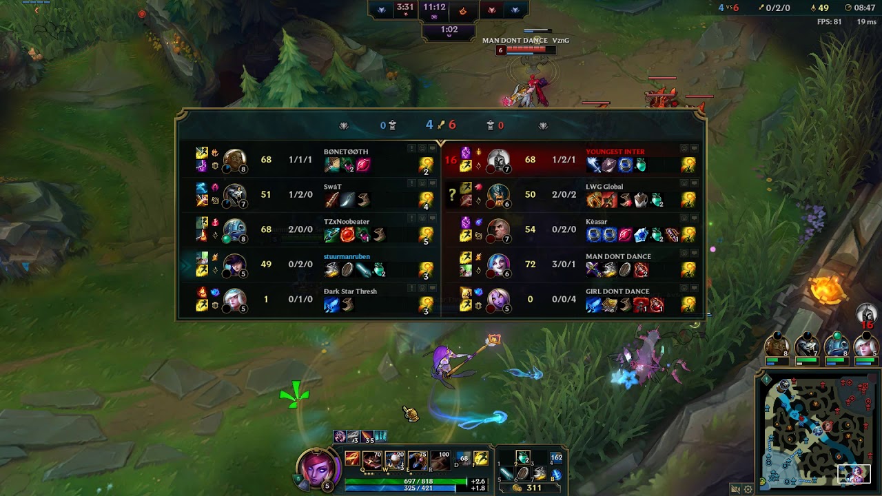 [Main - Defeat] Cait Janna vs Jinx Soraka - YouTube