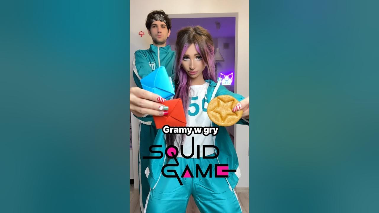 Gramy w SQUID GAME! 😱🦑 #squidgame #squidgame2 #dalgona #ddakji #gonggi #gramyrazem #koreanfood ...