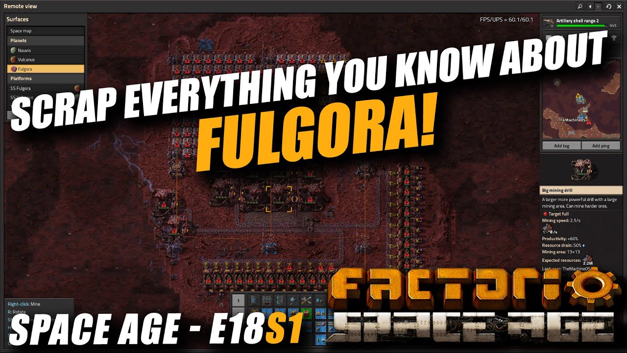 Scrap Everything You Know About Fulgora! |18| Factorio SPACE AGE - YouTube