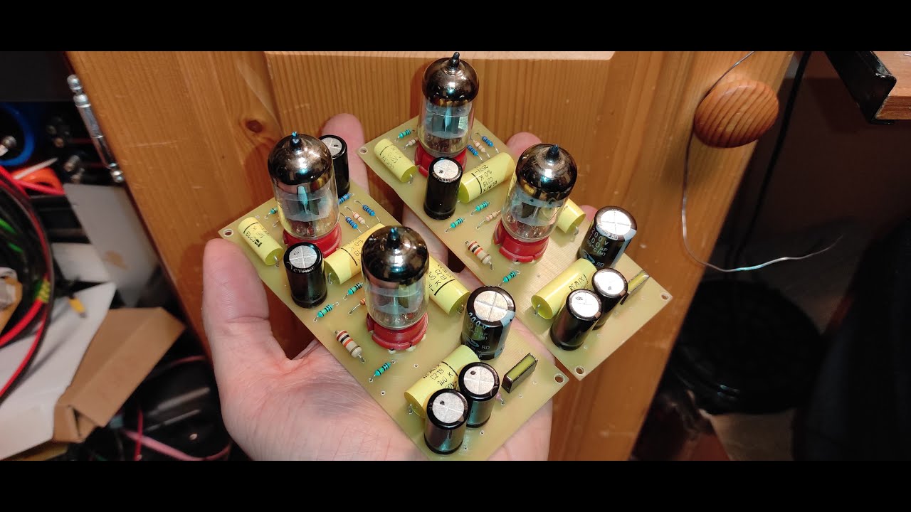 6N1P + 6N6P (E88CC) OTL Headphone amp Stereo Test - YouTube