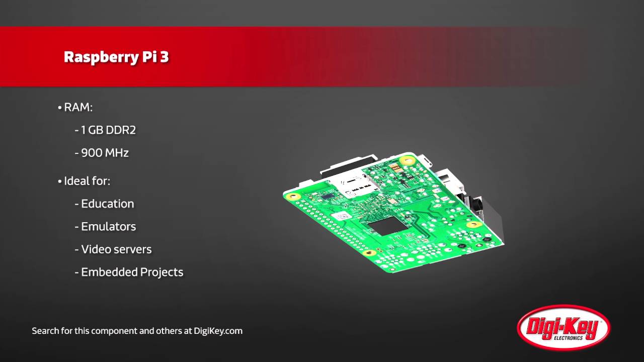 Raspberry Pi 3 Digi Key Daily Youtube
