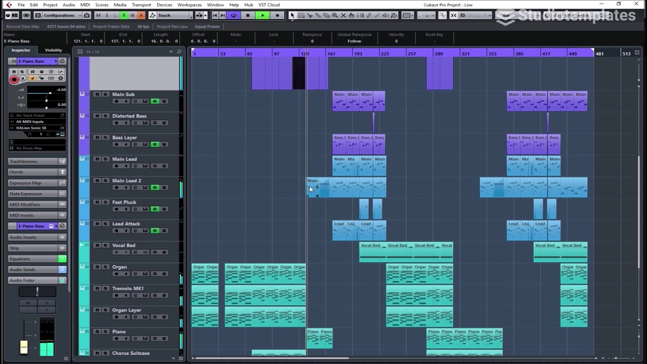 Low (Cubase Template) by Studiotemplates - YouTube