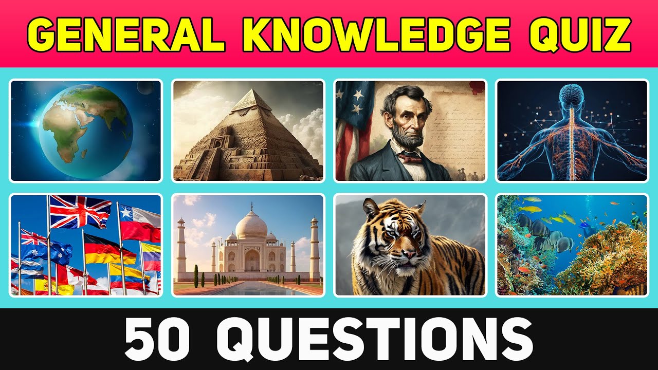 50 General Knowledge Quiz Questions! How Good is Your General Knowledge ...