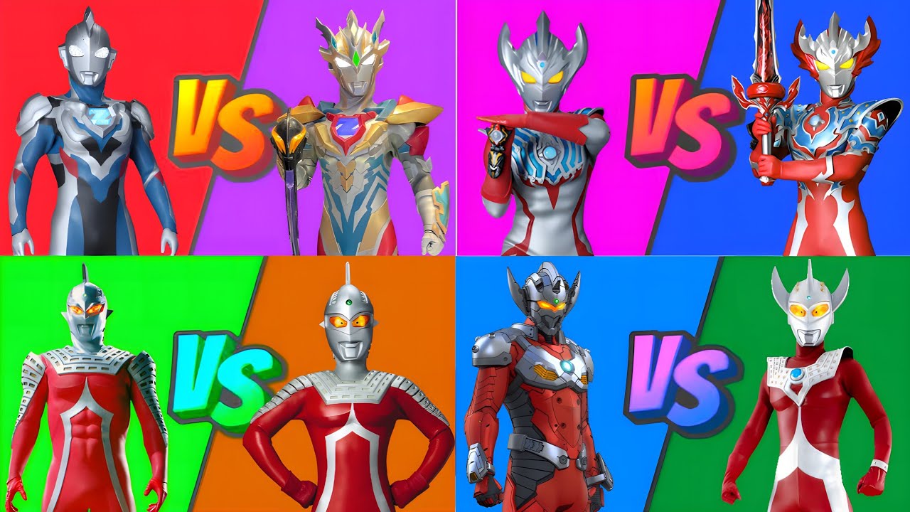 ULTRAMAN Z VS Z DELTA RISE CLAW, TAIGA VS TAIGA TRI STRIUM, ULTRASEVEN ...