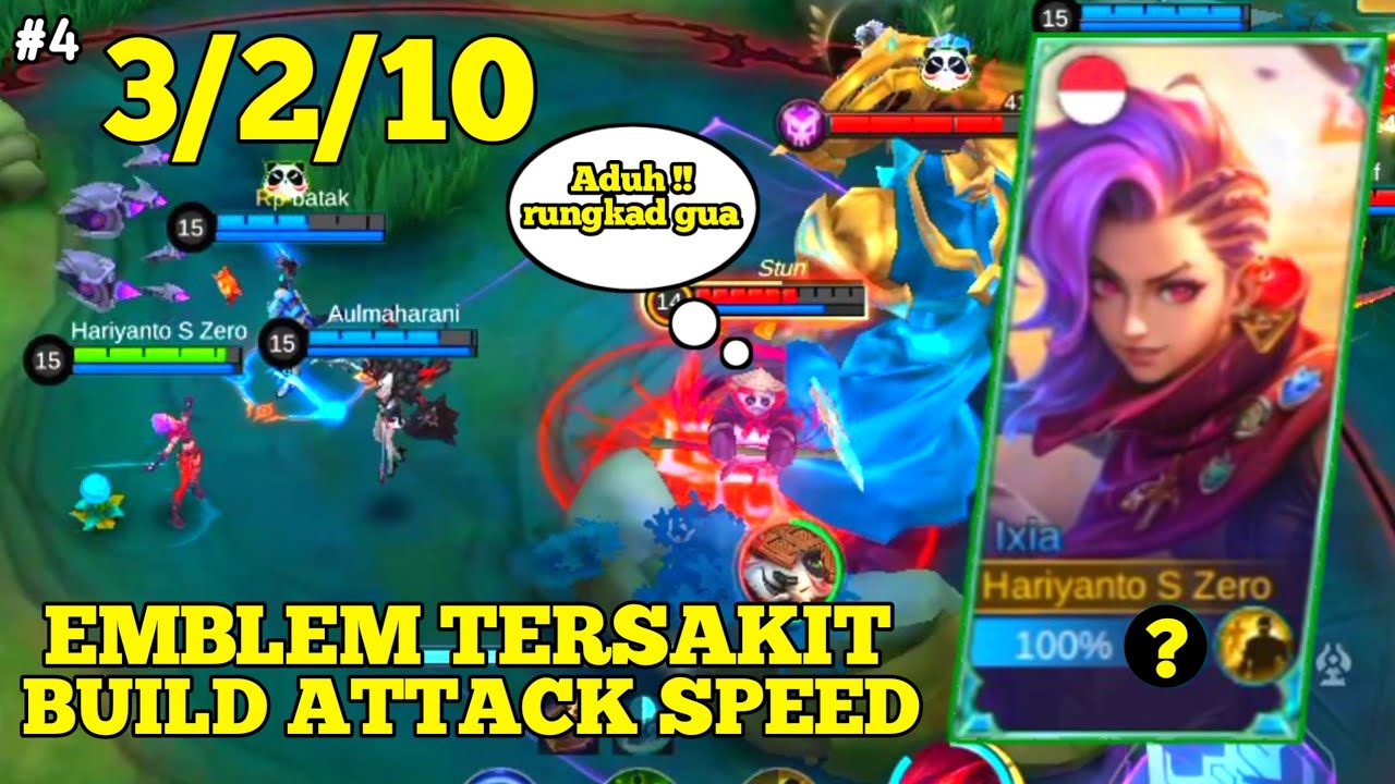 Build Attack Speed - Build Ixia Tersakit 2023 & Item Ixia Paling Sakit ...