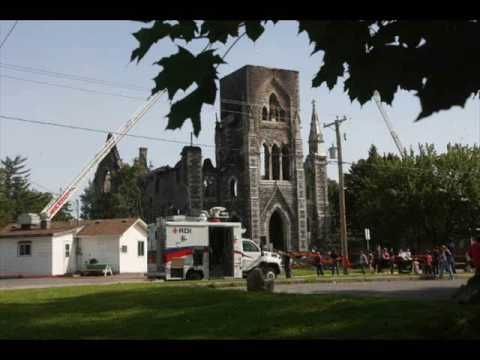 Aylmer Quebec Canada Fire In Saint Paul Church June 11th 2009 - YouTube