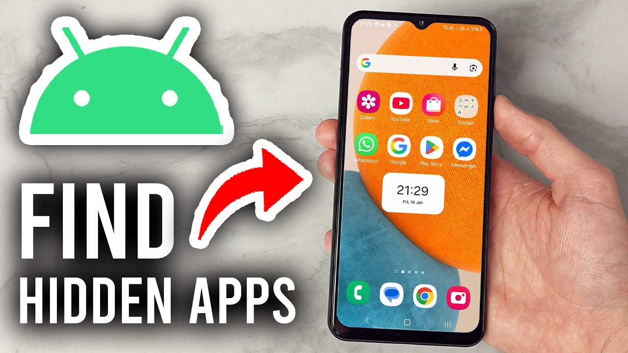 How To Find Hidden Apps On Android - Step By Step - YouTube