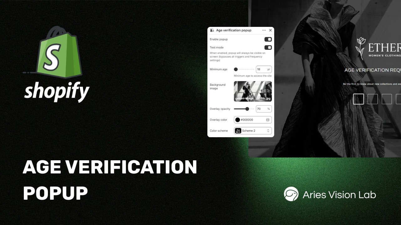 How to Add an Age Verification Popup in Shopify (No App) - YouTube