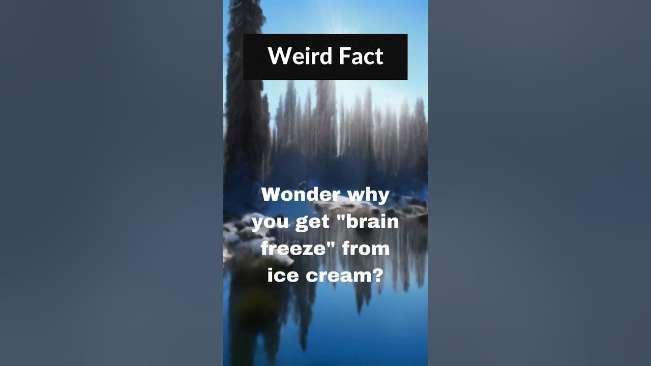 Ice Cream Brain Freeze: The Shocking Truth! #factvideo #subscribe - YouTube