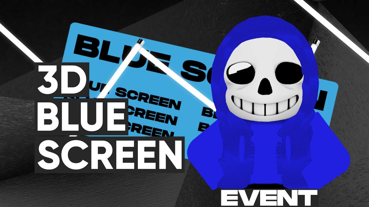 Roblox | 3D Sans Multiverse Battles | Blue Screen Sans - YouTube
