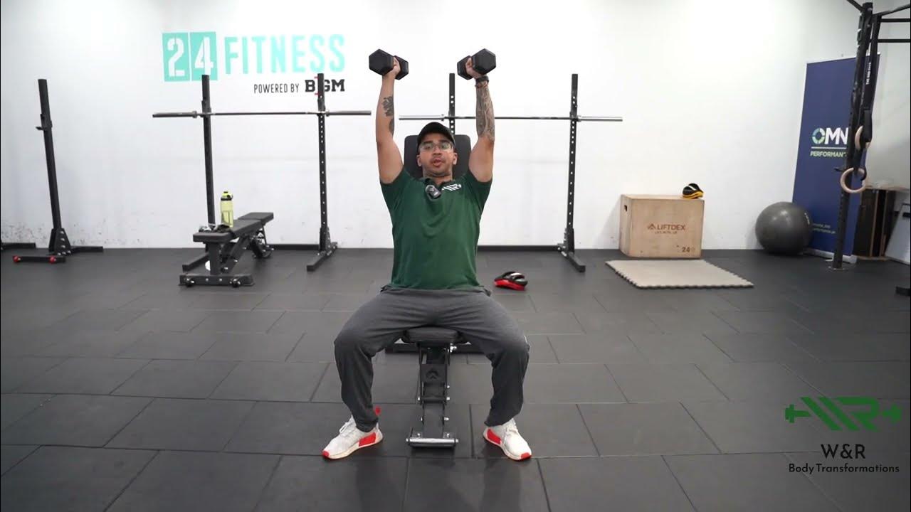Neutral Grip Shoulder Press - YouTube