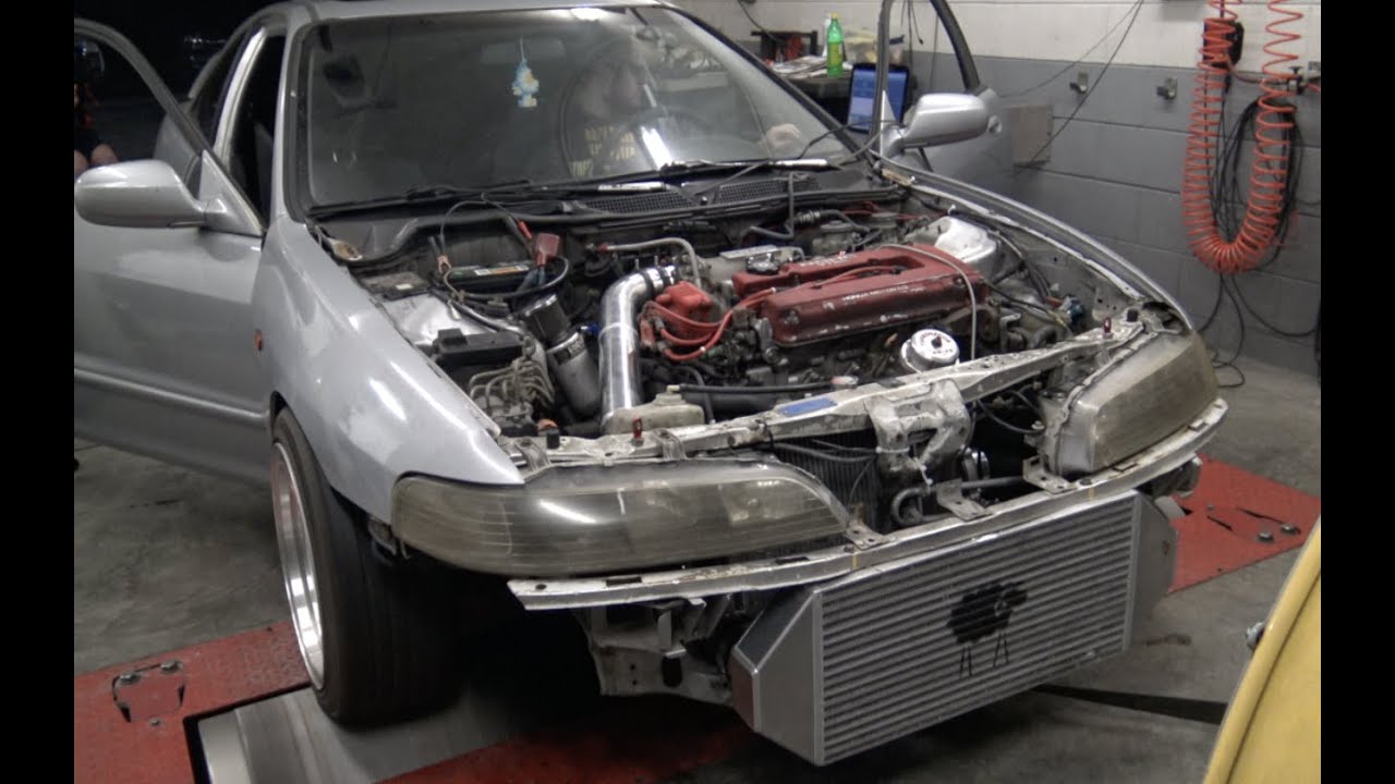 Mystery B18c1 JDM Integra Precision 5431 Turbo - YouTube