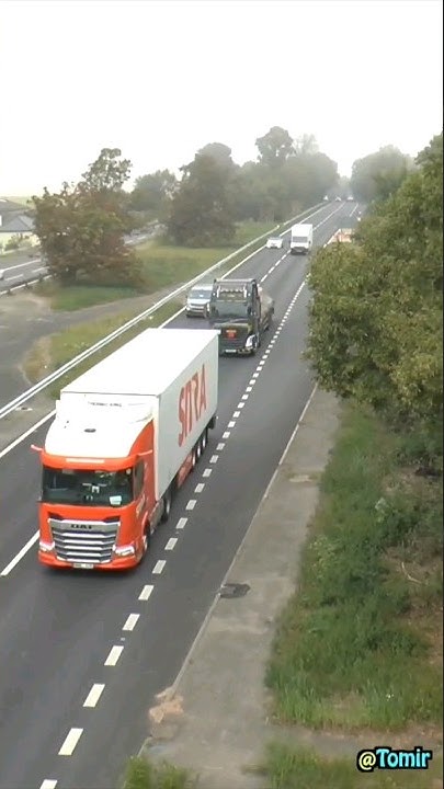 DAF XF & VOLVO FH A1(M) motorway #truckspotting #tomir - YouTube