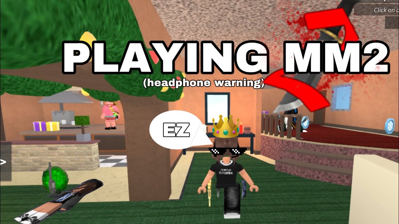 PLAYING MM2 (first ever video) - YouTube