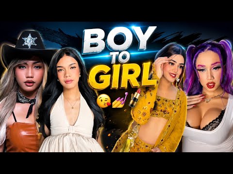 Boy to girl transformation 💦 #boytogirlmakeup #m2f #maletofemaletransformation #maletofemaledressing