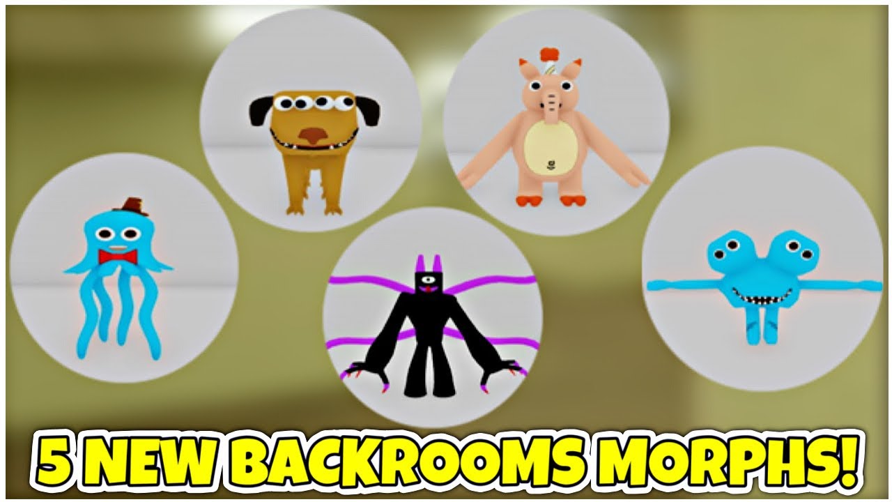 UPDATE 249 🐶 How to get ALL 5 NEW BACKROOMS MORPHS! (GARTEN OF BANBAN 3 ...