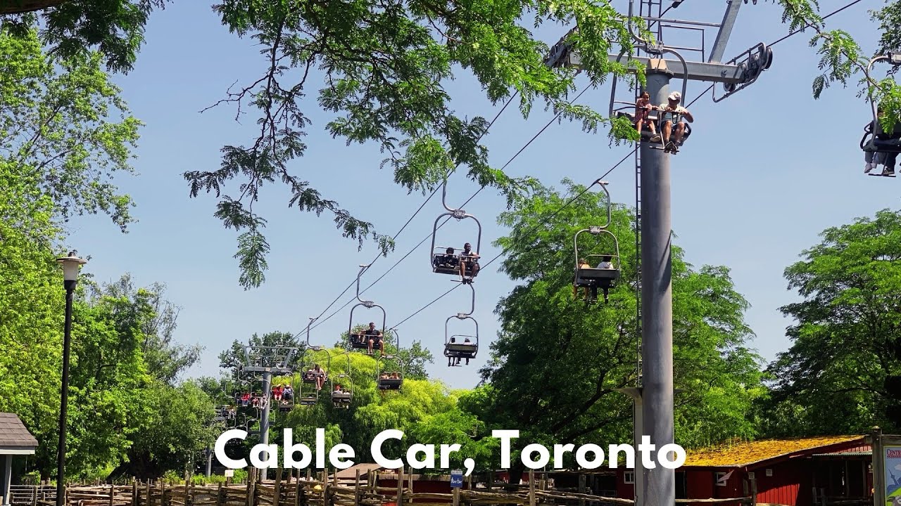 Cable Car Ride in Toronto Islands #toronto #canada #canadalife - YouTube