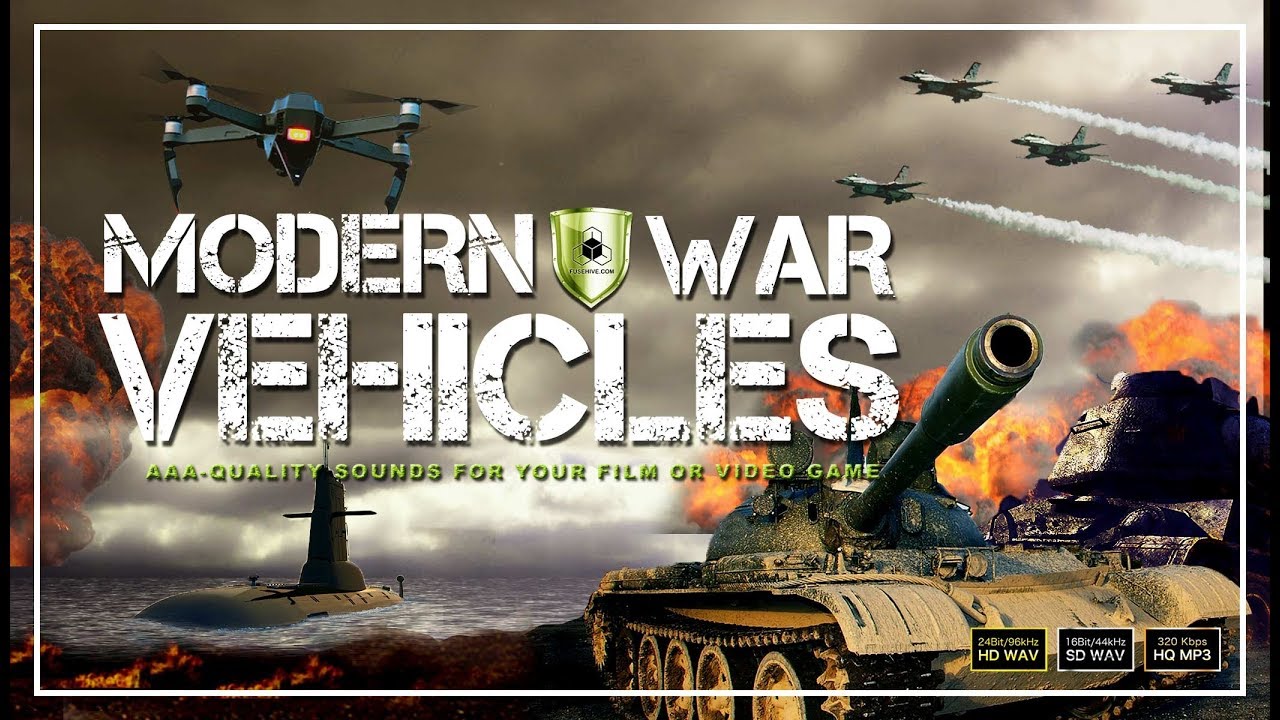 MILITARY VEHICLES, ARTILLERY, MARINE & AIR FORCE WARFARE SOUND EFFECTS ...