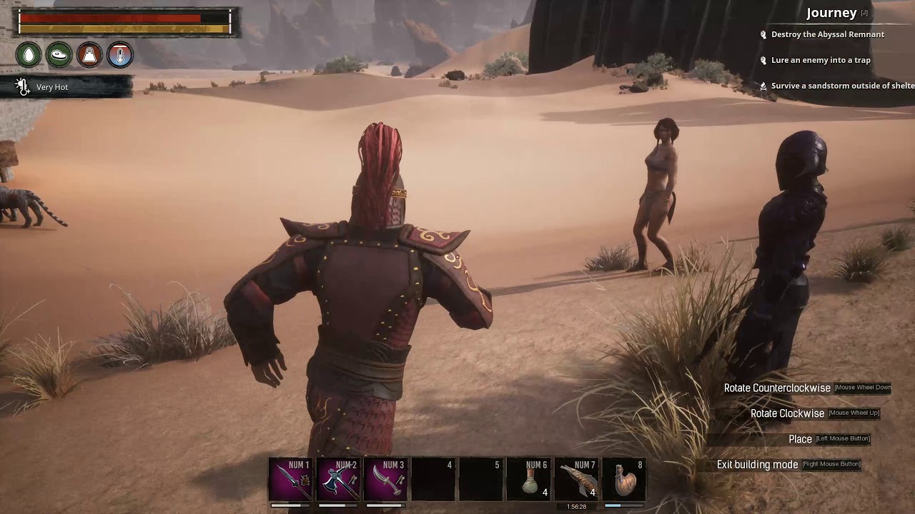 Conan Exiles betting on White tiger VS Epic Wolf - YouTube
