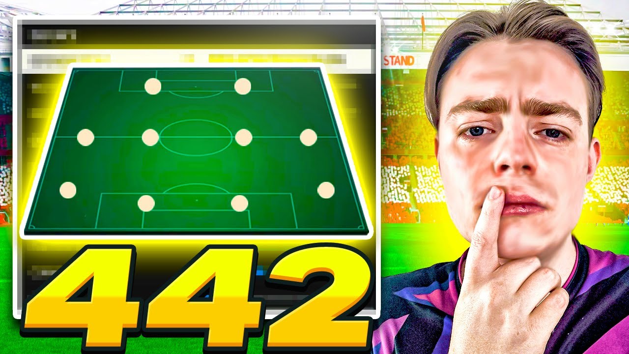 442 guarantees WINS 💯 Best EAFC 24 Custom Tactics & Formation - YouTube