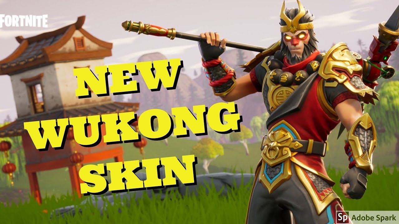 NEW WUKONG SKIN GAMEPLAY (Fortnite Battle Royal) - YouTube