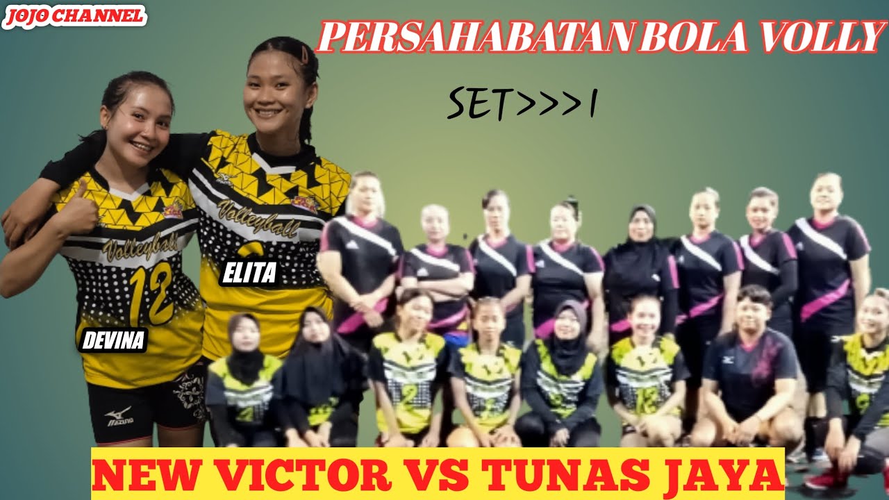 volly ball|new victor vs tunas jaya persahabatan tim putri|menghujam ...
