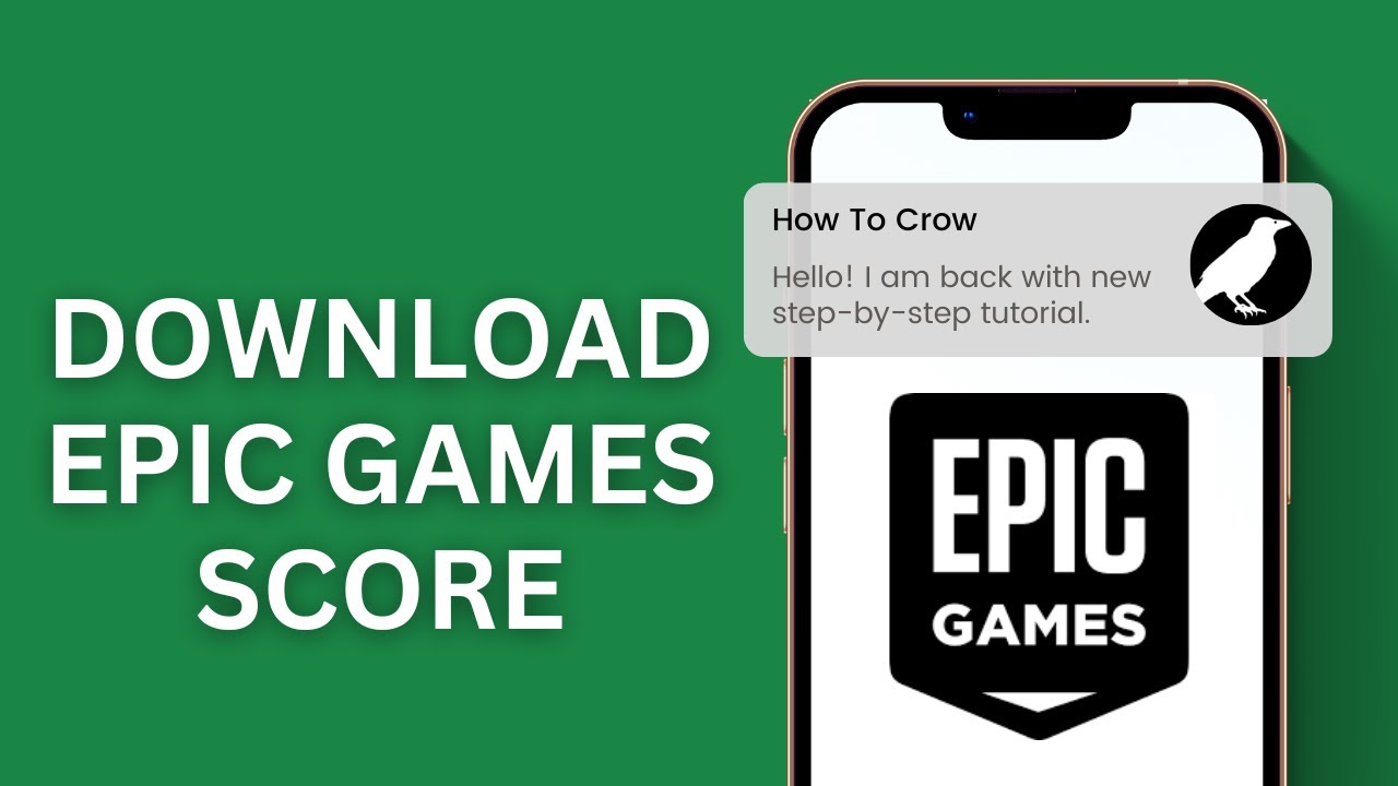 How to Download Epic Games score on Mobile - YouTube