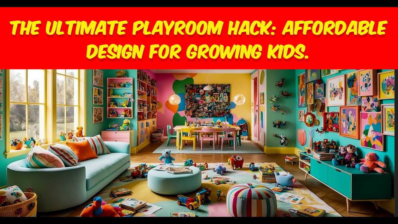 The Ultimate Playroom Hack: Affordable Design for Growing Kids - YouTube