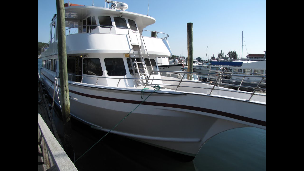 Kennebec River Cruise aboard Cap'n Fish's Pink Lady II - YouTube