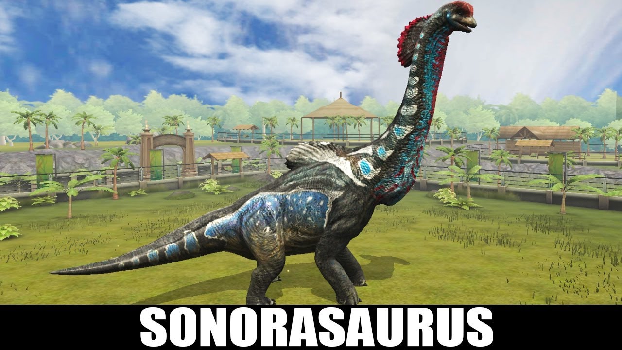 SONORASAURUS MAX LEVEL 40 - Jurassic World The Game - YouTube