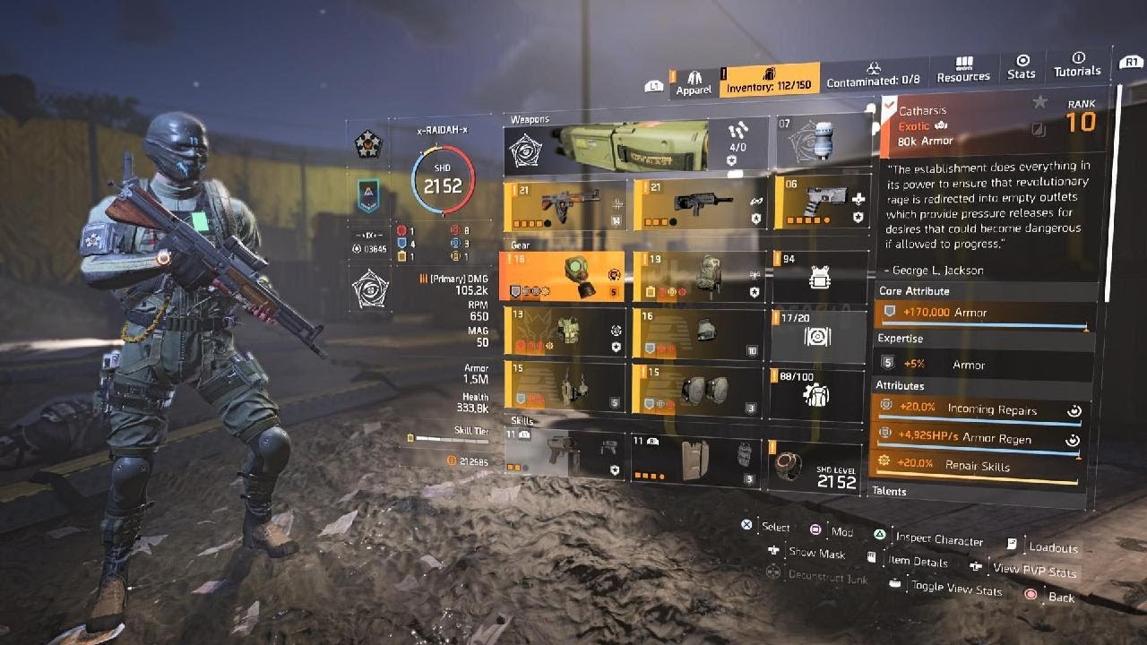 Division 2 | Super Soldier Build | Catharsis + Bloodsucker | incoming ...