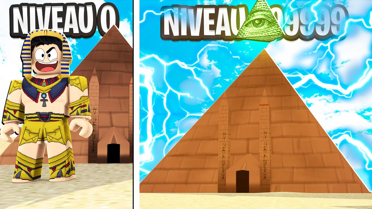 Construire LA PLUS GRANDE PYRAMIDE dans ROBLOX !! (Pyramide Tycoon ...
