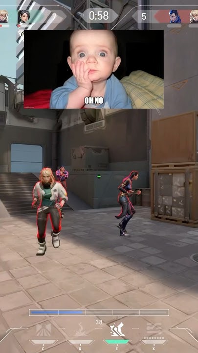 Valorant Noob- Neon’s OH No Moment with Triple Kill #valorant #valorantclips #gaming #gamer ...