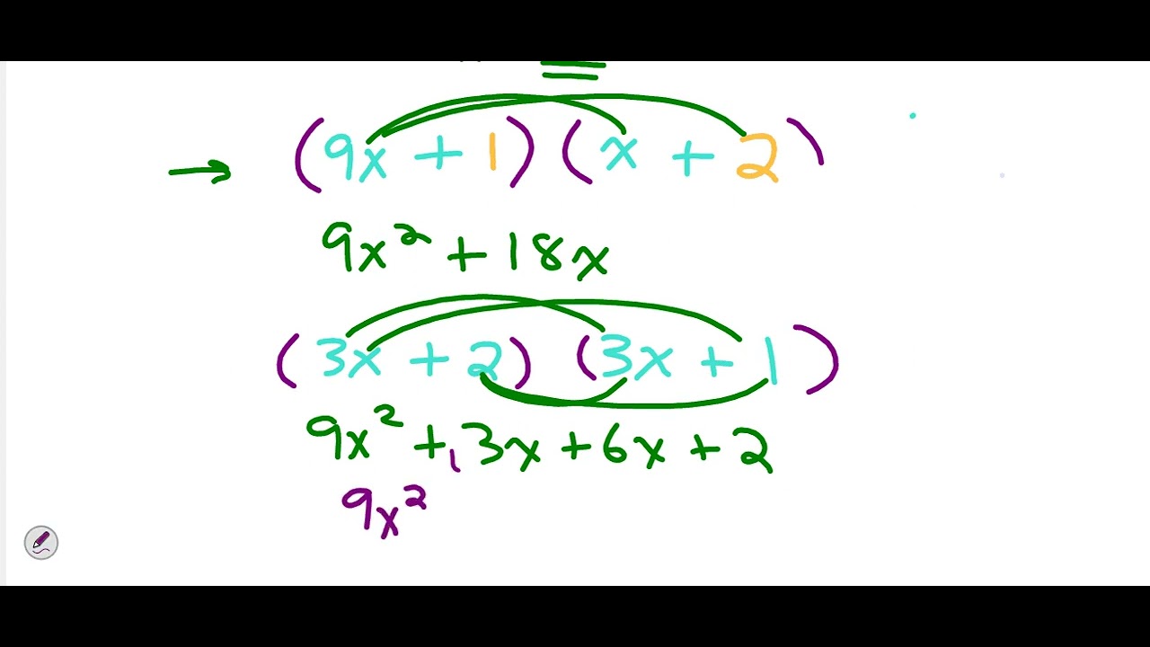 Tutorial #8 Factoring Trinomilas with a not 1 - YouTube