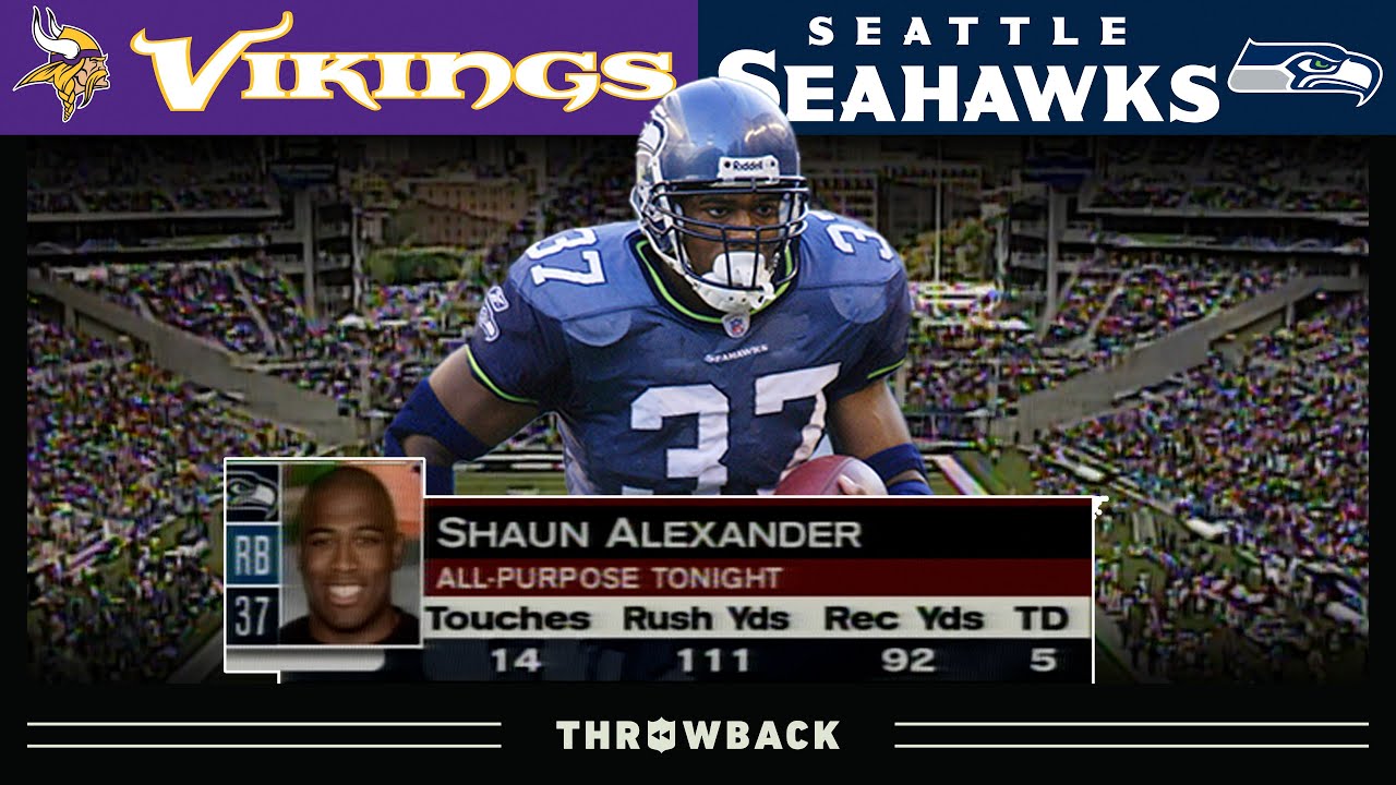 Boy This Game REALLY Escalated Quickly! (Vikings vs. Seahawks 2002 ...