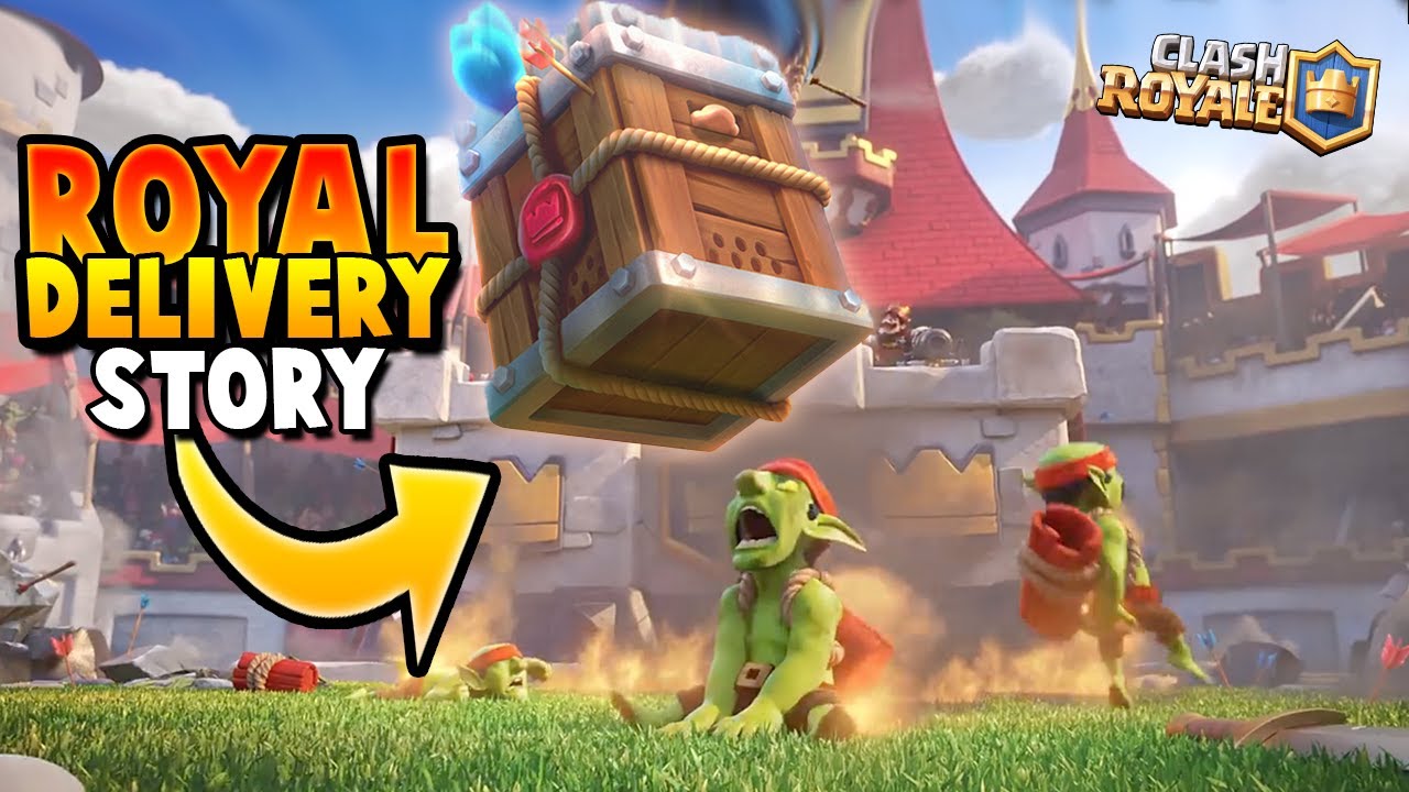 The Royal Delivery Origin Story in Clash Royale! | "The King's Secret ...