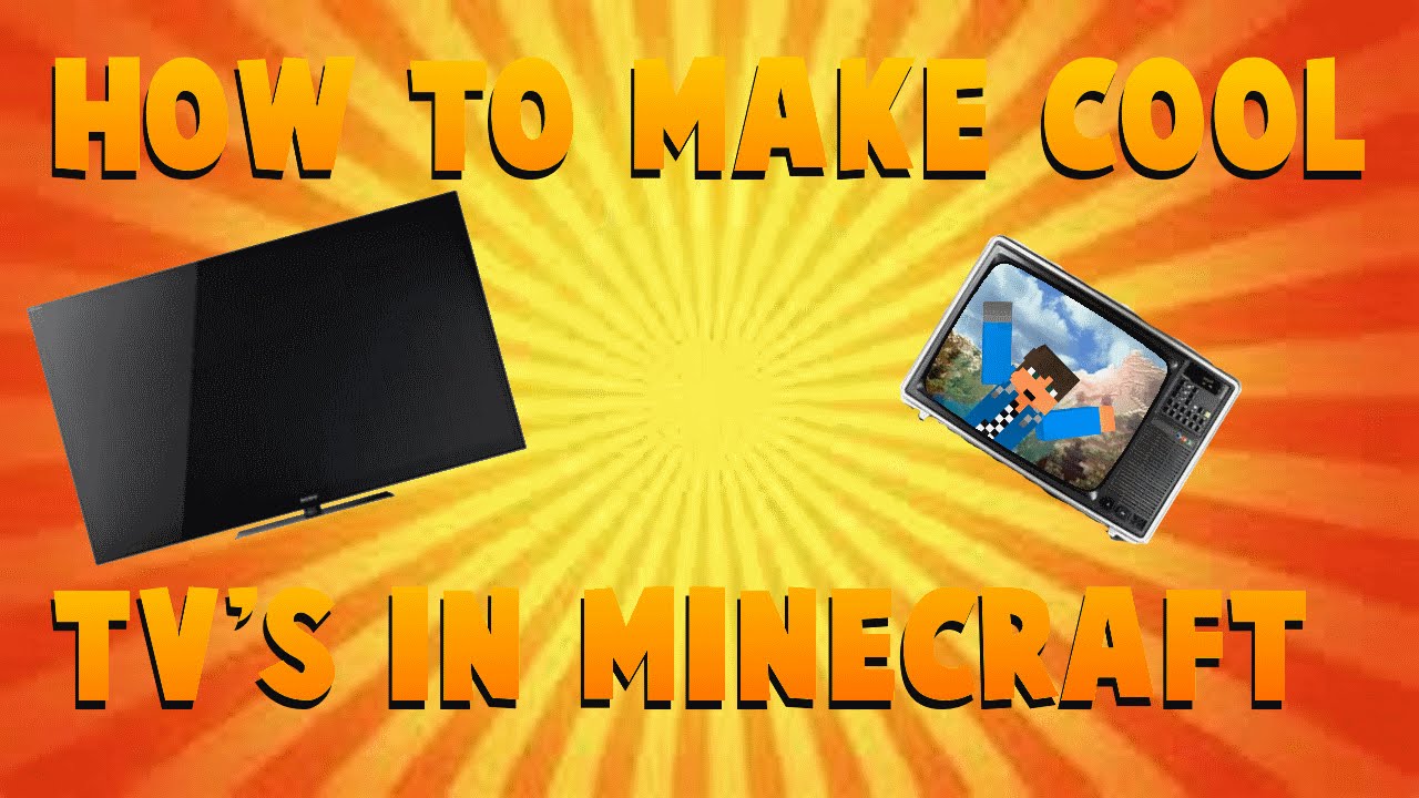 How to | Build a cool looking TV in Minecraft | - YouTube