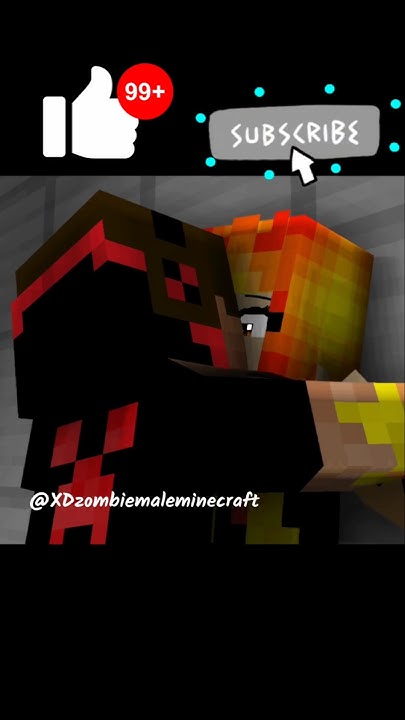 Minecraft Herobrine Kiss Fire Girl🔥💋 Minecraft Animation Shorts Ytshorts Minecraft Couple