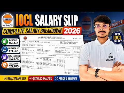 IOCL Salary Slip 2026 | Complete Salary Breakdown, In-Hand Salary & Benefits