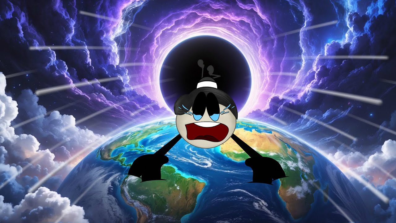 What if Earth was Swallowed by a Black Hole? | #aumsum #kids #children ...