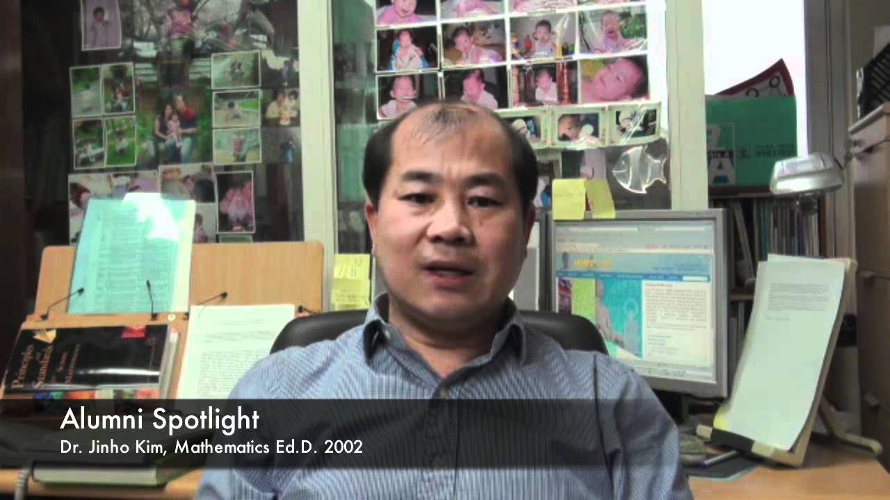 Alumni Spotlight: Dr. Jinho Kim, Mathematics Ed.D. 2002 - YouTube