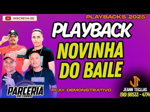 PLAYBACK NOVINHA DO BAILE - VERSÃO PARCERIA DO FORRÓ 🔥  #karaoke #playback #piseiro 