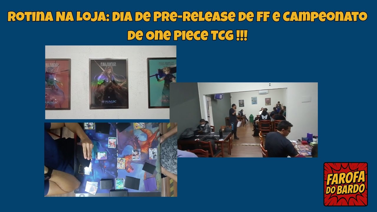 Rotina na Loja : Dia de Pre-Release de Final Fantasy x Magic e Torneio ...