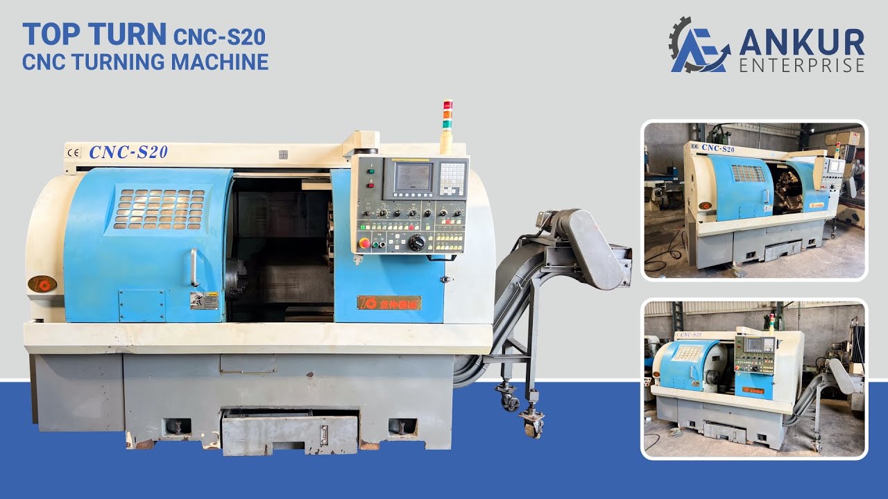 CNC Turning Machine - Top Turn (Taiwan) CNC-S20 - YouTube