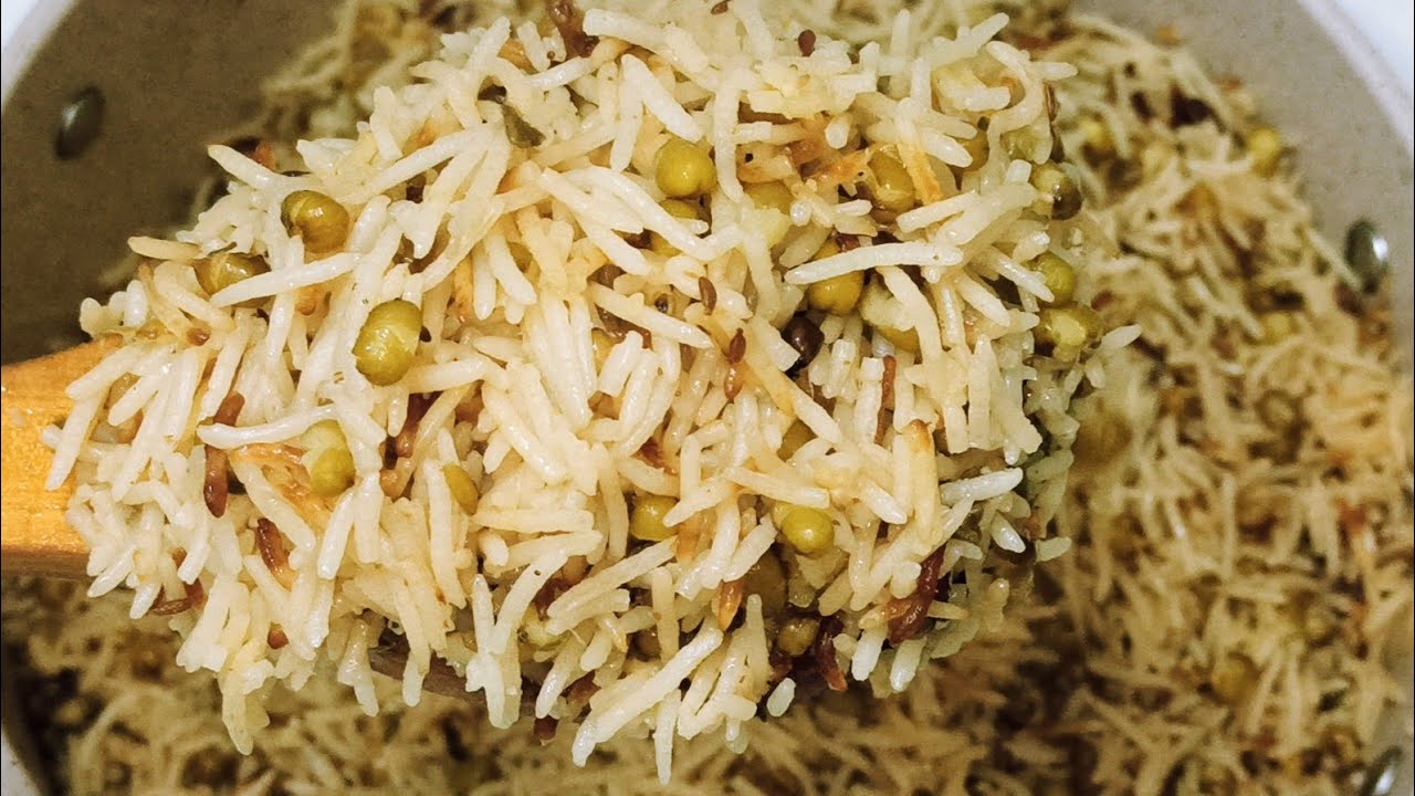 ماش پلو Afghani Mash Pulao (Moong Beans Pulao)Delicious Afghani Pulao ...