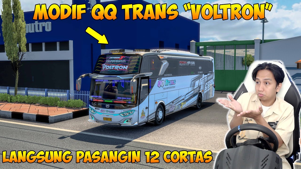 MODIF ARTIS BASURI QQ TRANS "VOLTRON" YANG VIRAL LANGSUNG PASANGIN 12 ...