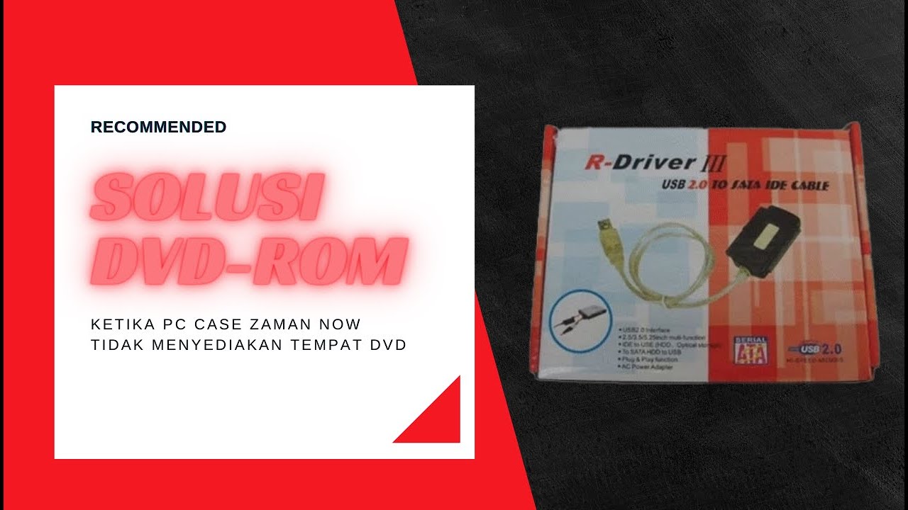 Cara Pemasangan DVD-ROM PC menjadi EKSTERNAL - YouTube
